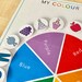 COLOUR WHEEL MATCHING, Color Matching, Preschool Colors Printable ...