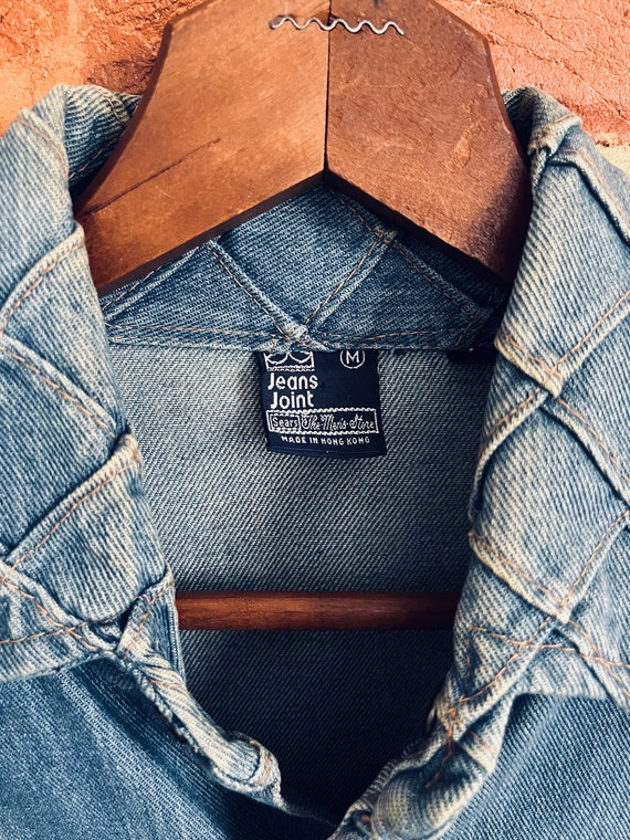 VTG 70s JEANS JOINT Denim Jacket Sears Men’s Store Hi… - Gem