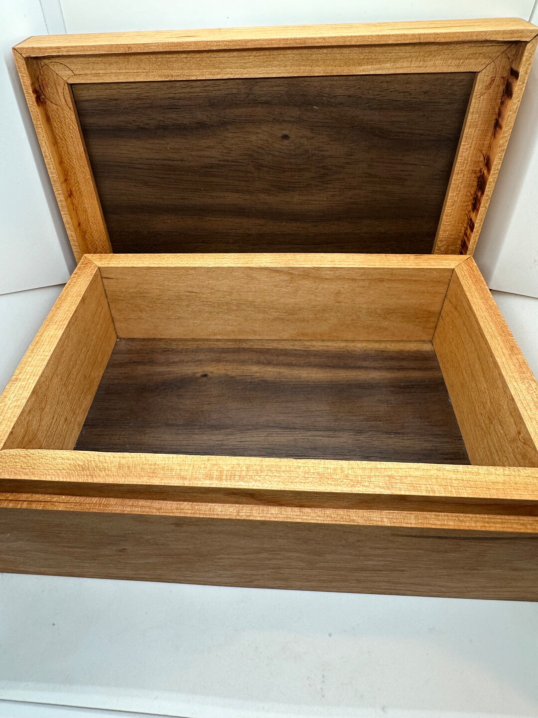 Hand Made Solid Wood Keepsake Box - Etsy