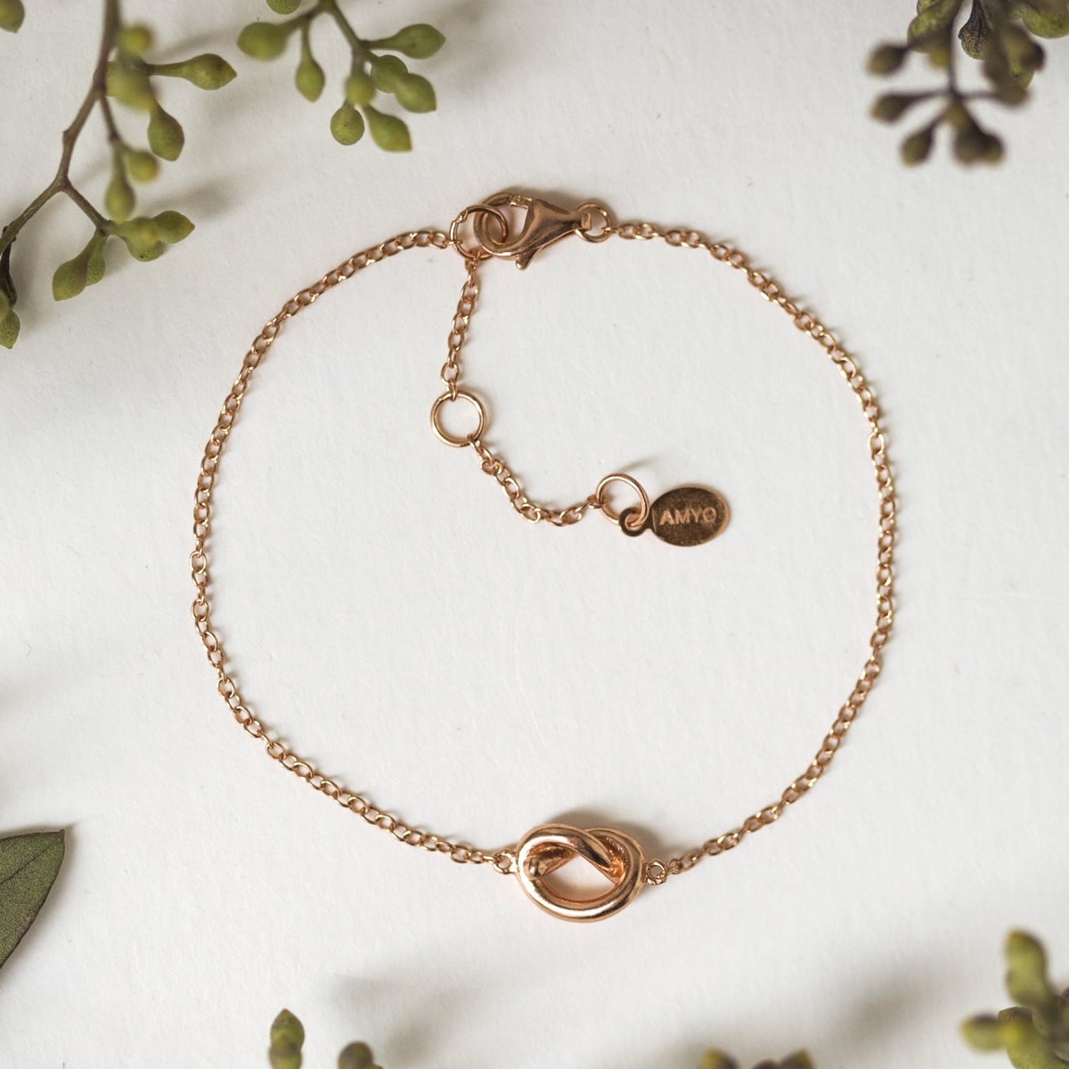 Bridal Jewelry Gold Bracelet Love Knot Bracelet Dainty | Etsy