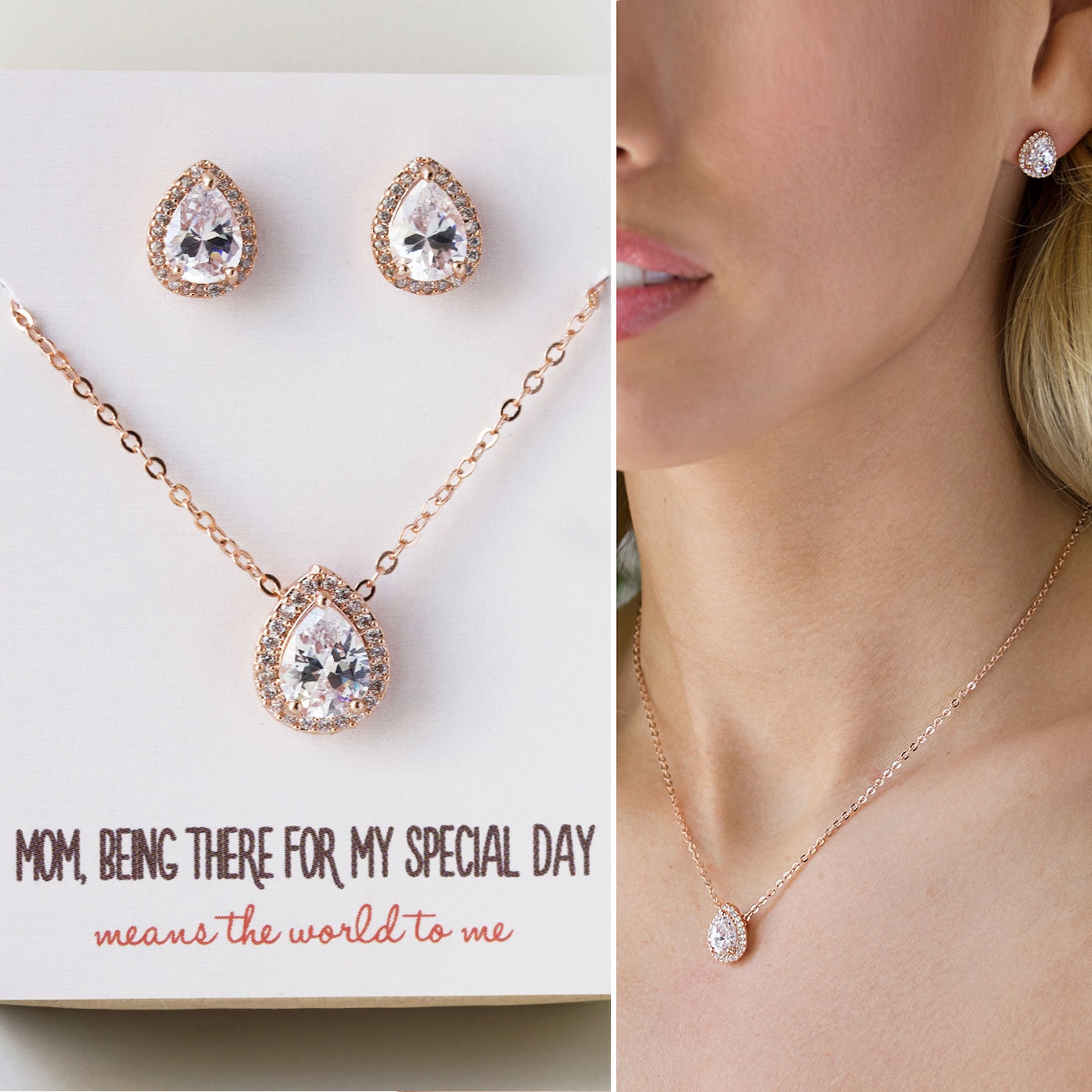 Gift for Mom Mother of the Groom Gift Wedding Jewelry | Etsy
