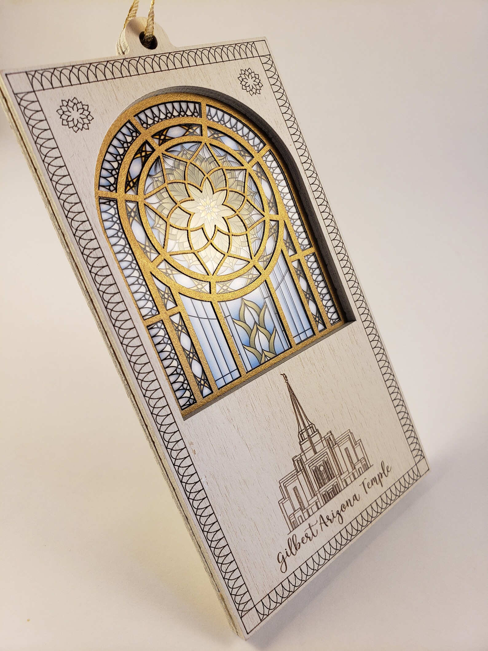 Gilbert Arizona Temple Christmas Ornament Engraved - Etsy