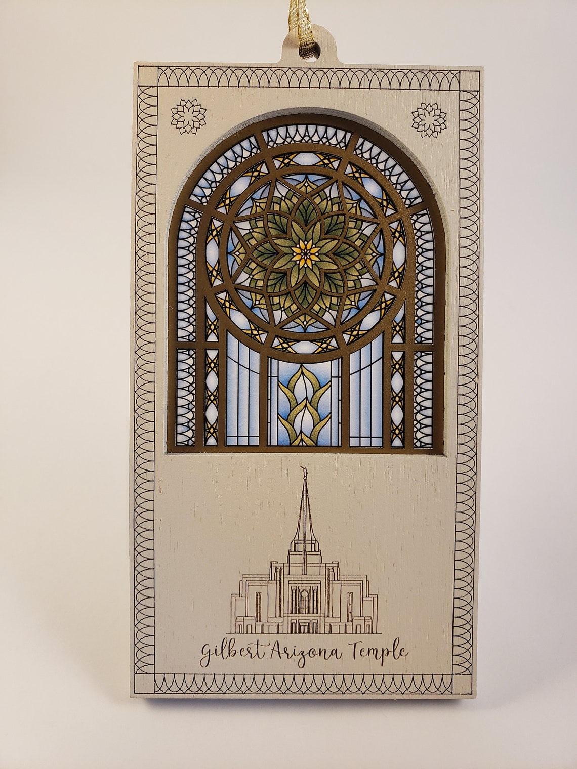 Gilbert Arizona Temple Christmas Ornament Engraved - Etsy