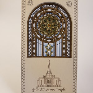 Gilbert Arizona Temple Christmas Ornament, Engraved Customization ...
