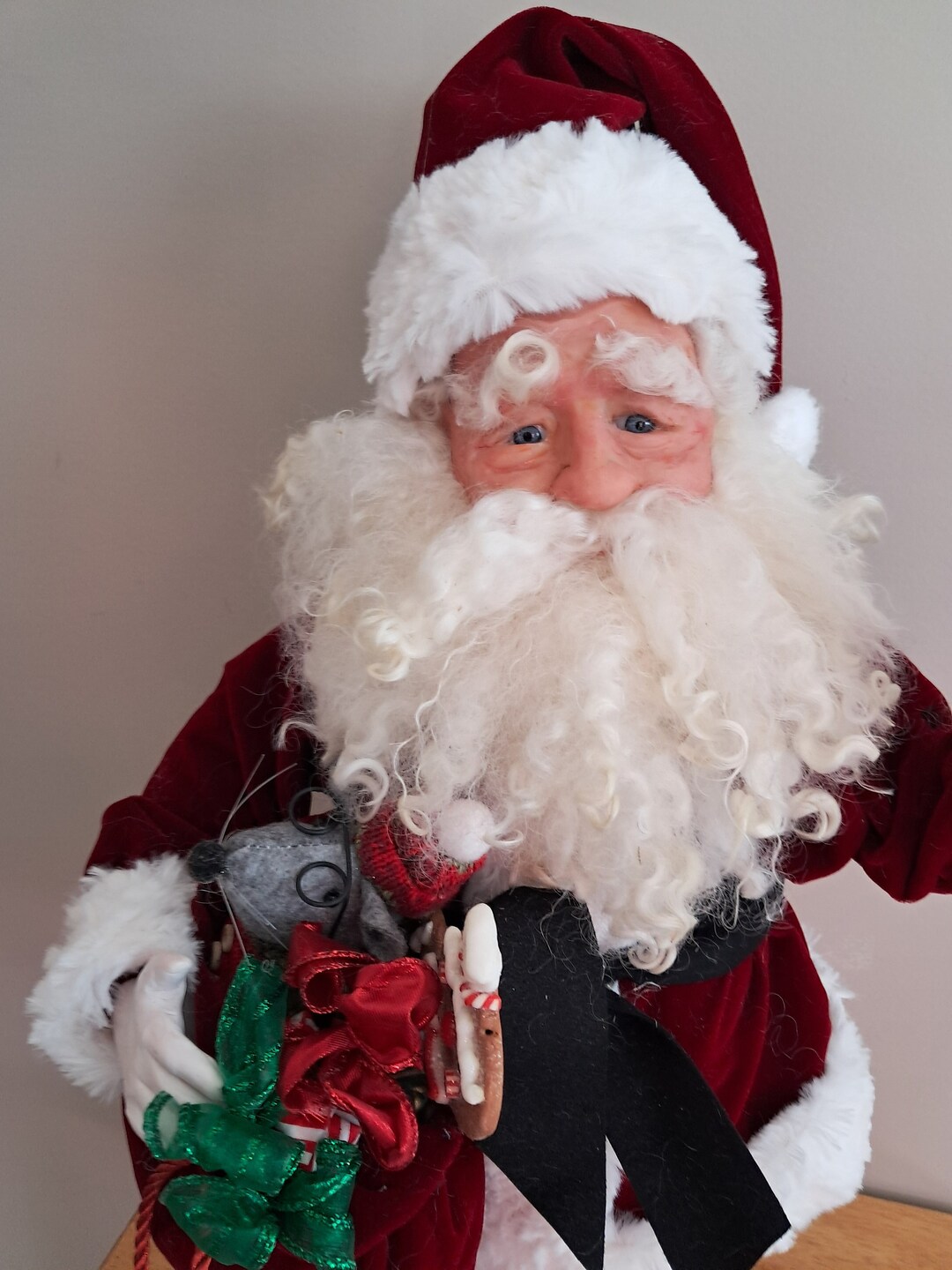 Heirloom Santa Doll, Santa Art Doll, OOAK Santa - Etsy