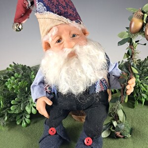 Elf Art Doll, Elf, Gnome, Woodland Elf Doll, bart - Etsy