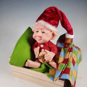 Sleepy Elf/elf Figure/hand Sculpted Elf/jackson - Etsy