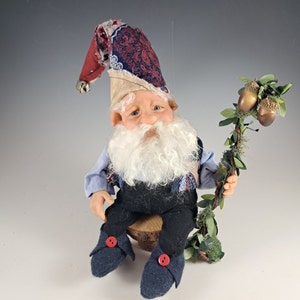 Elf Art Doll, Elf, Gnome, Woodland Elf Doll, bart - Etsy