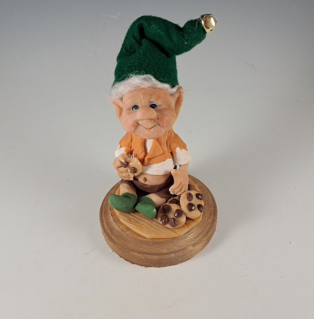 Elf Figure, Handmade Elf, Polymer Clay Elf - Etsy
