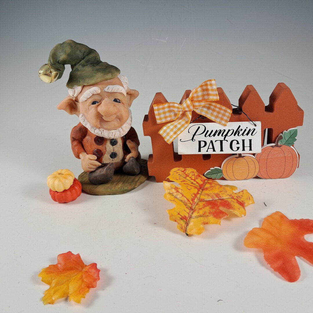 Fall Elf Figure,polymer Clay Elf, Handmade Elf, jackie - Etsy
