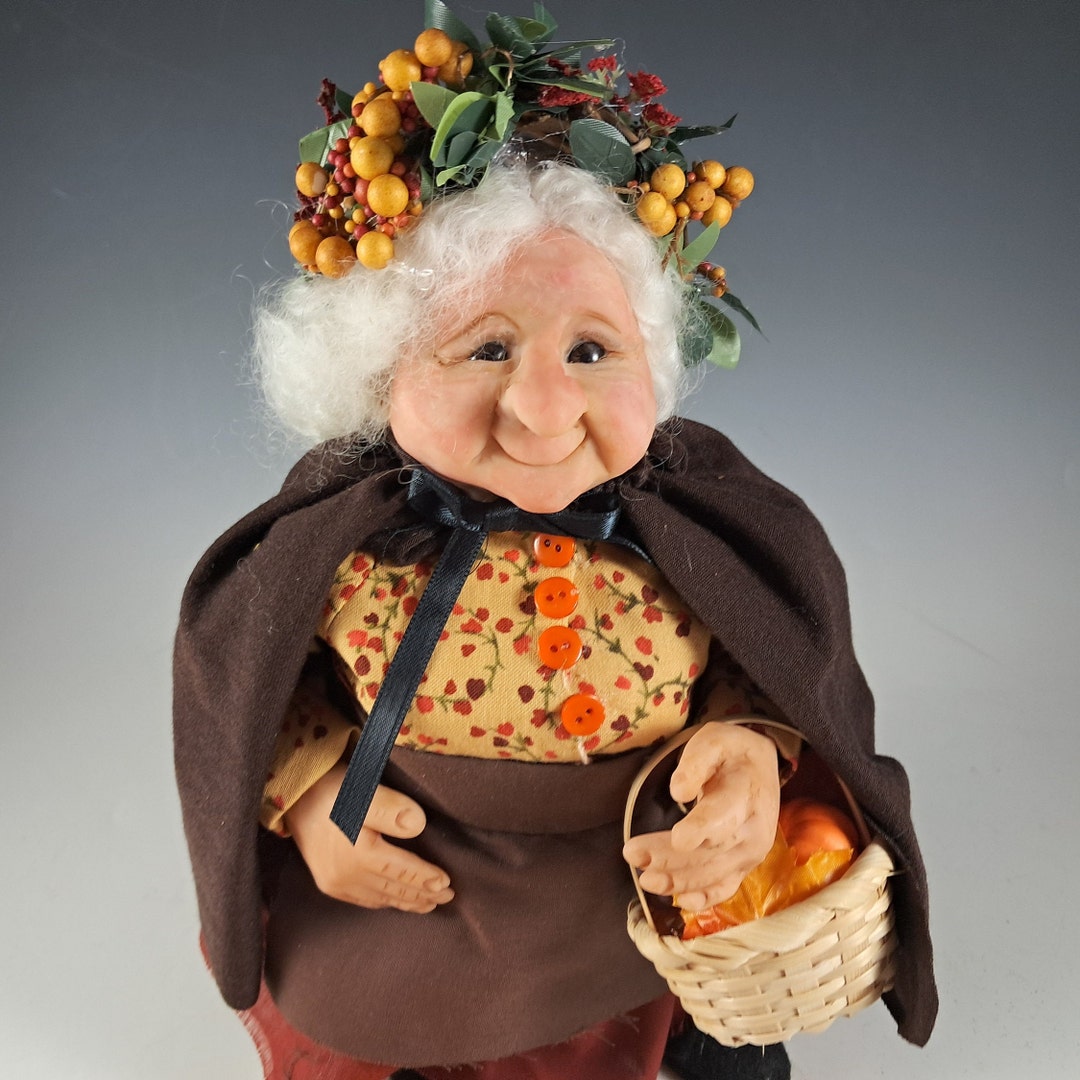 Witch, Halloween Witch Doll, Handmade Witch, hannah - Etsy