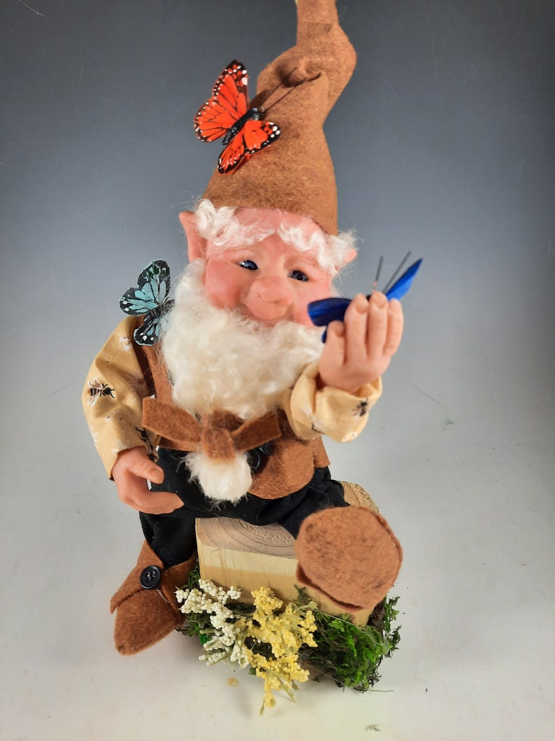 Elf Art Doll/elf Doll/woodland Elf Doll/alex the - Etsy