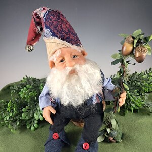 Elf Art Doll, Elf, Gnome, Woodland Elf Doll, bart - Etsy