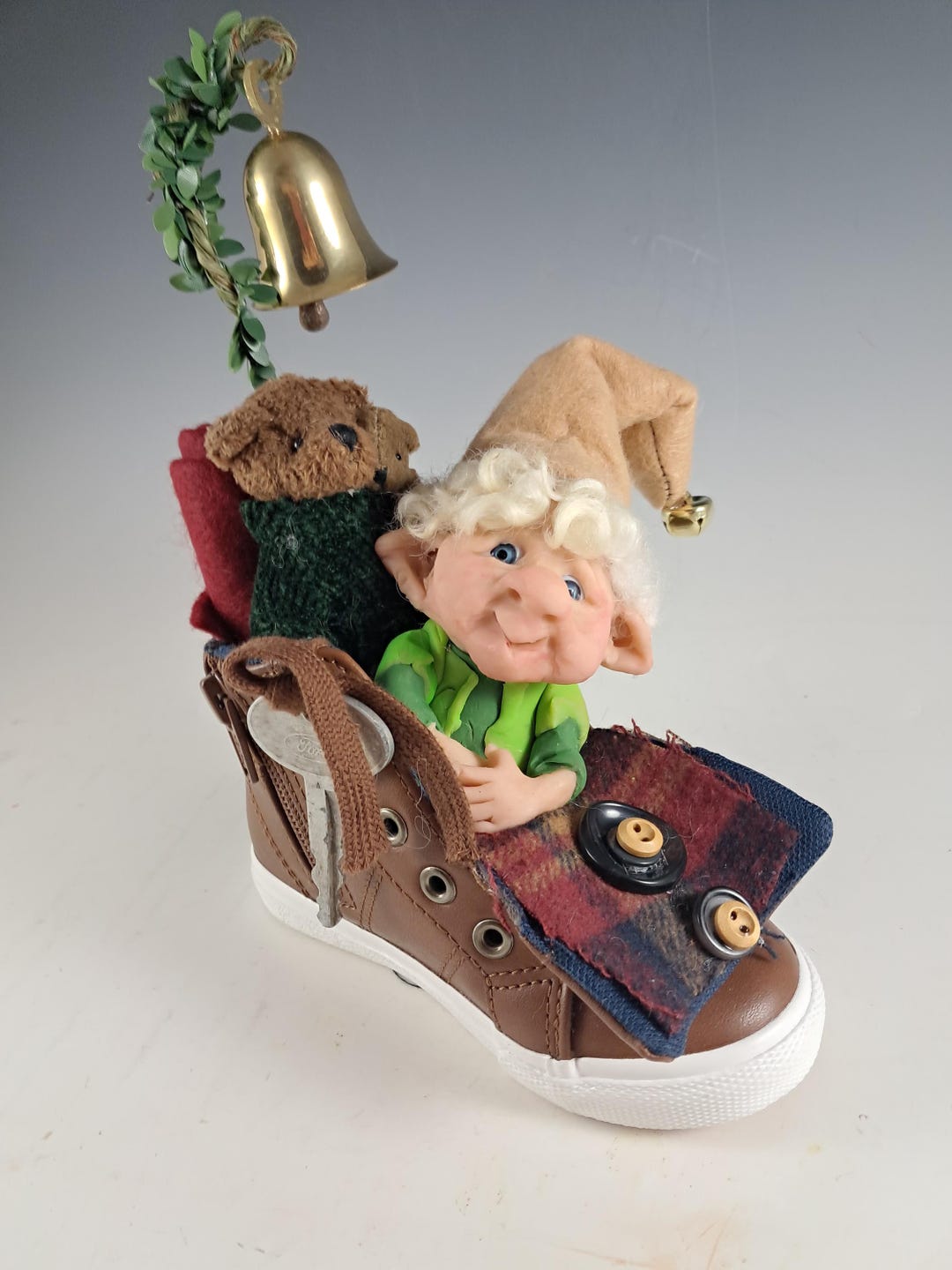 Elf Art Doll, Handmade Elf, One of a Kind Elf, "dudley" - Etsy