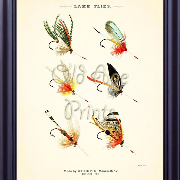 Antique Fishing Flies - Etsy