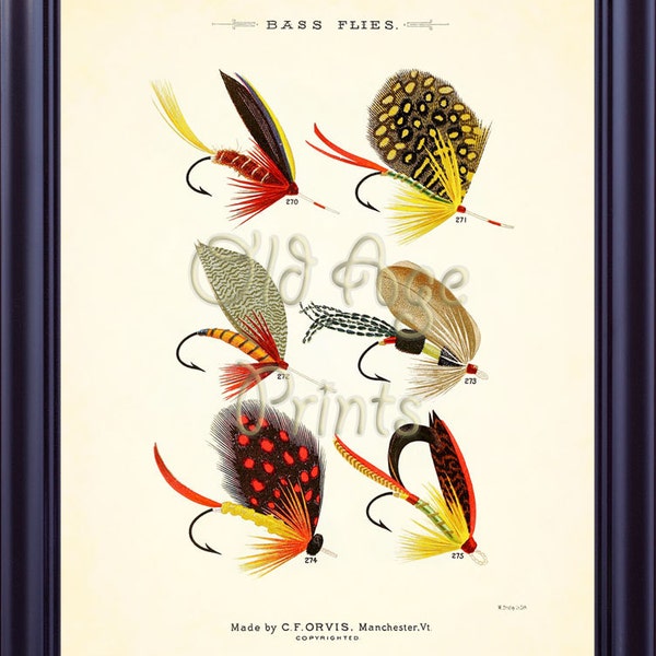 Antique Orvis Flies - Etsy