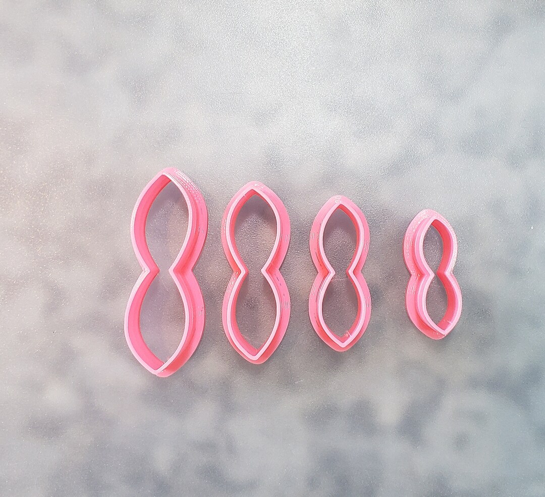 Polymer Clay Cutters #042 for Making Consistent Bails Shape #2 (set of ...