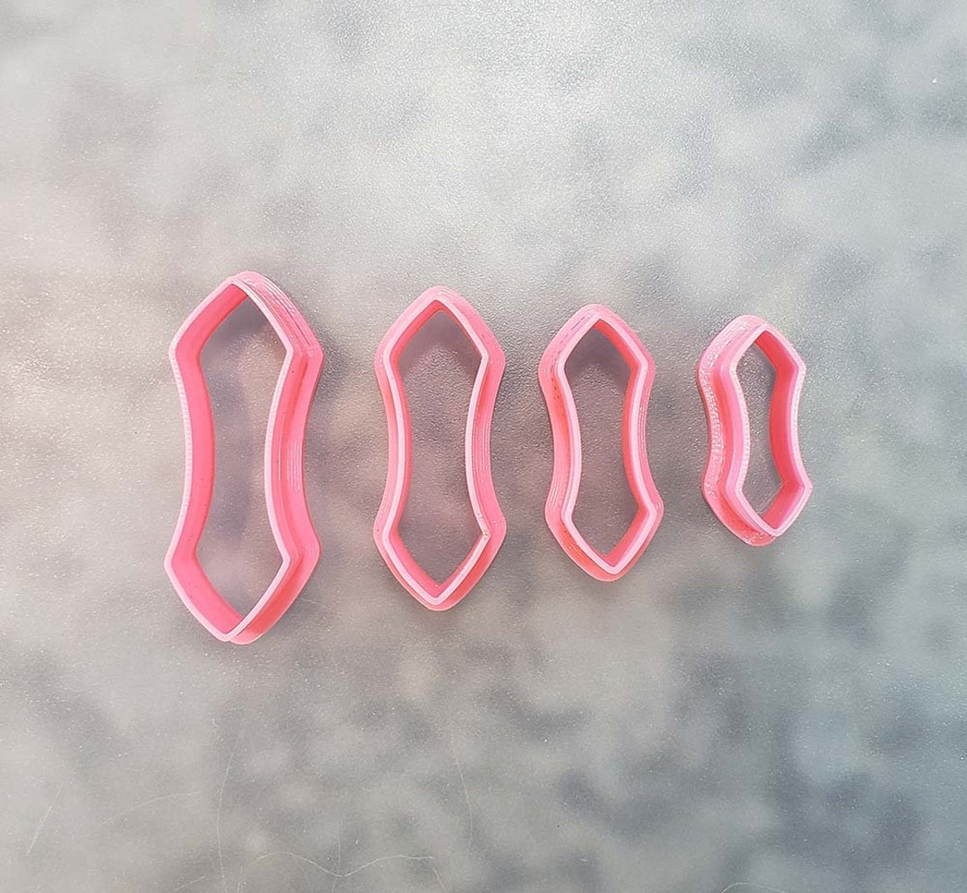 Polymer Clay Cutters #045 for Making Consistent Bails Shape #5 (set of ...