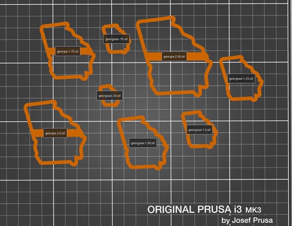 Polymer Clay Cutters 485-georgia State - Etsy