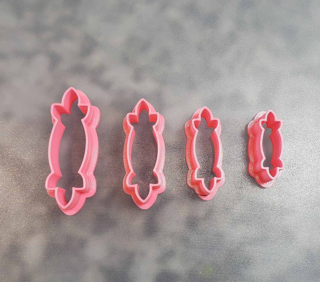 Polymer Clay Cutters #041 for Making Consistent Bails Shape #1 (set of ...
