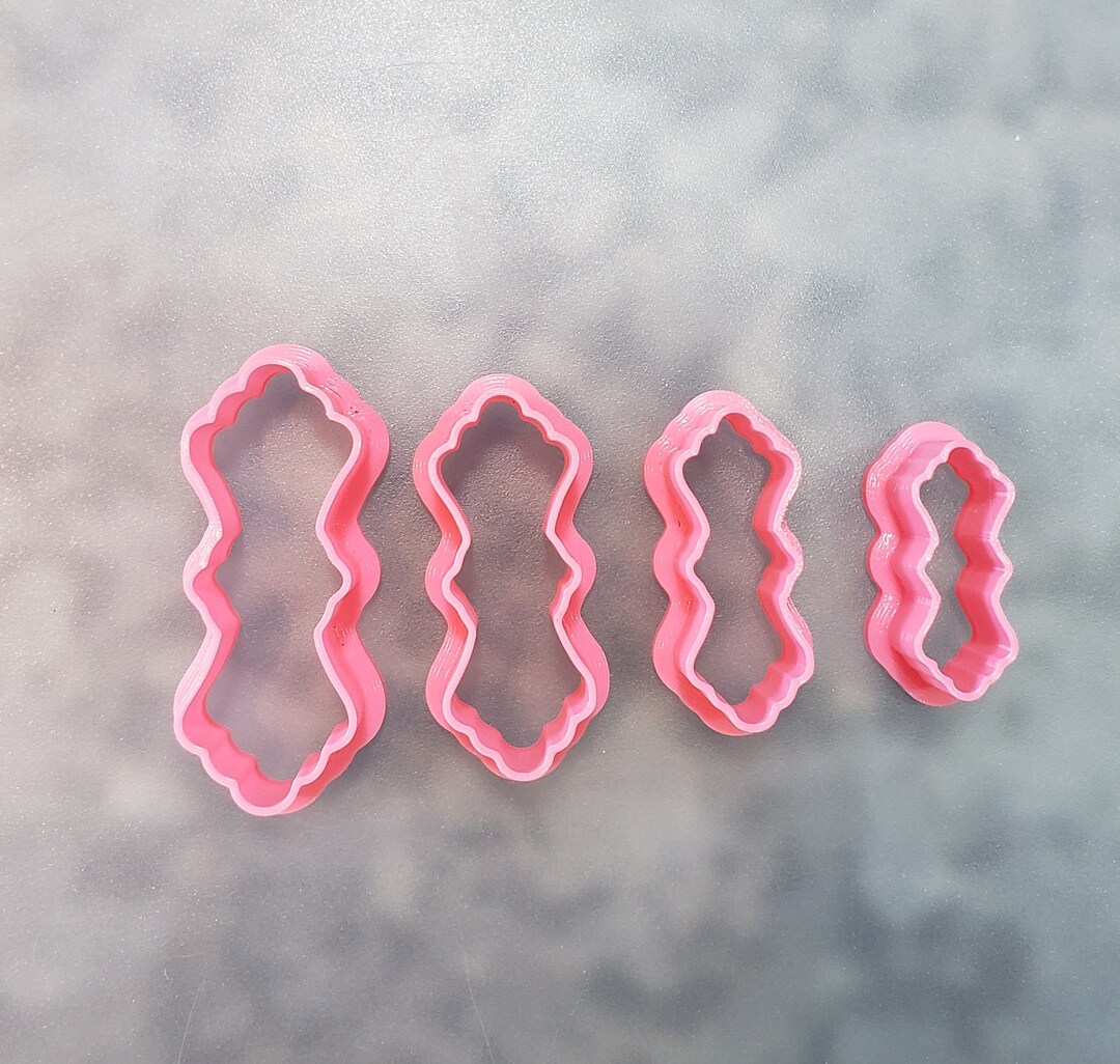 Polymer Clay Cutters #044 for Making Consistent Bails Shape #4 (set of ...