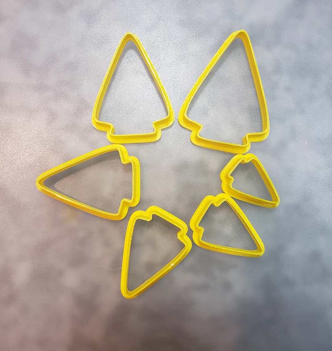 Polymer Clay Cutters #028 Arrowhead Shape - Etsy
