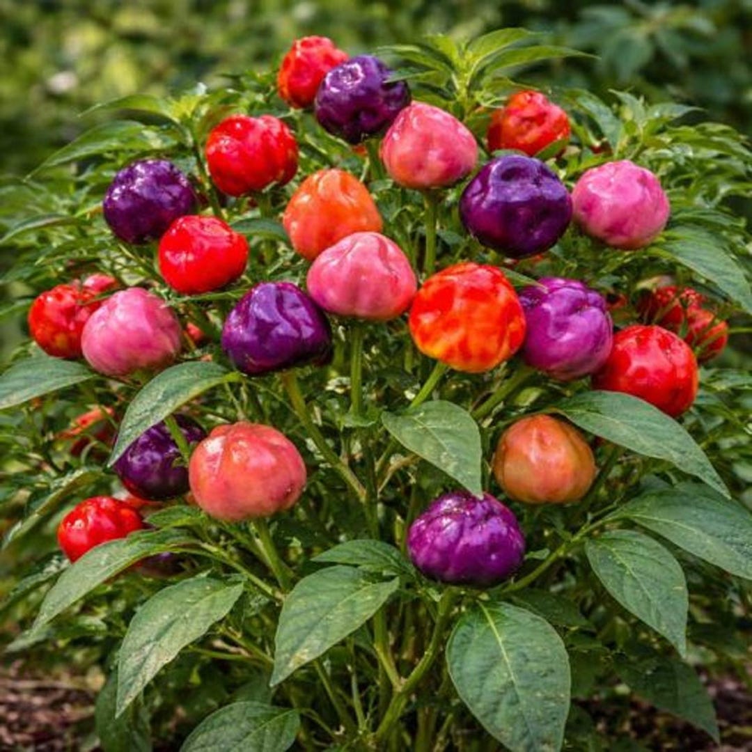 Purple Pumpkin Pepper Premium Seed Packet - Etsy