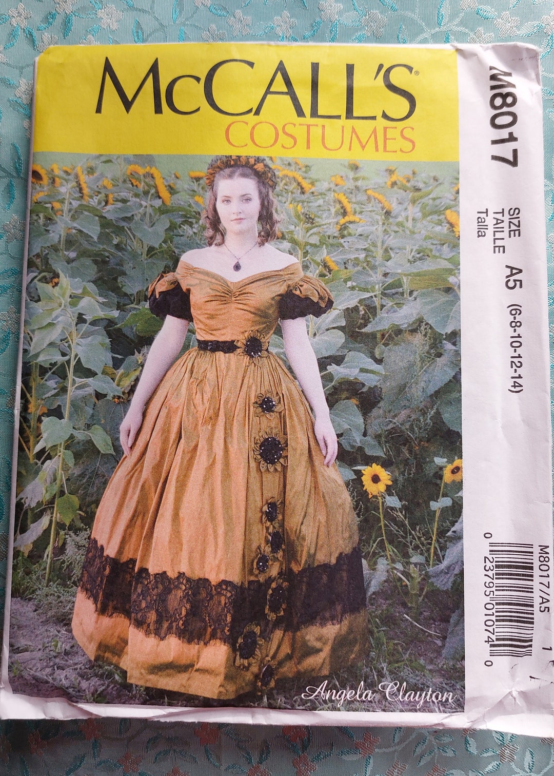 Halloween, Cosplay Mccall's Costumes 1830's-40's Floor Length Dress ...