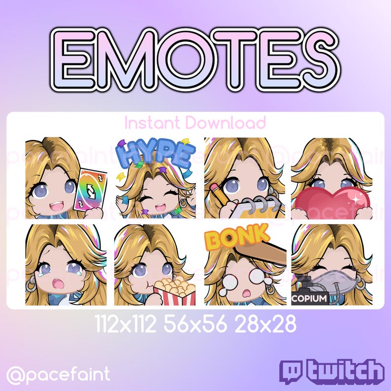 Invisible Woman Marvel Rivals Twitch Emotes - Etsy