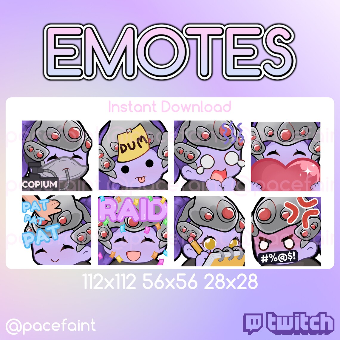 Widowmaker Overwatch Twitch Emotes - Etsy