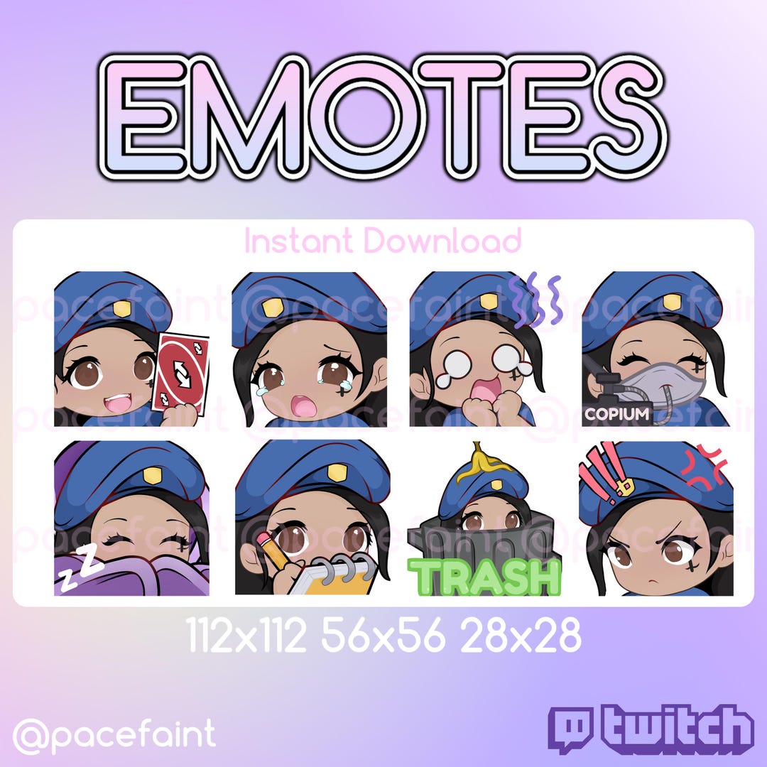 Ana Overwatch Twitch Emotes - Etsy