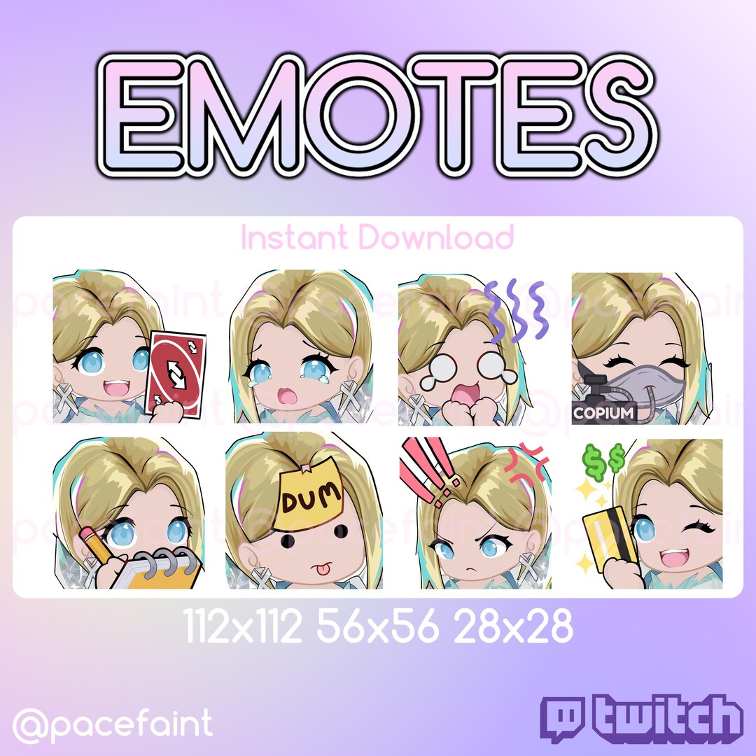 Emma Frost Marvel Rivals Twitch Emotes - Etsy