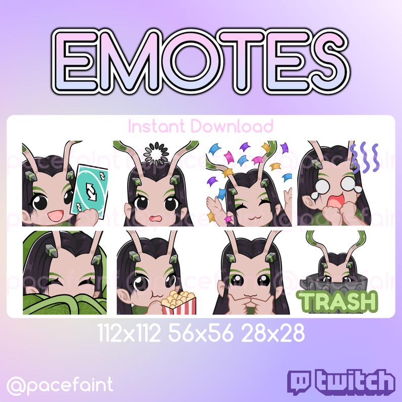 Mantis Marvel Rivals Twitch Emotes - Etsy