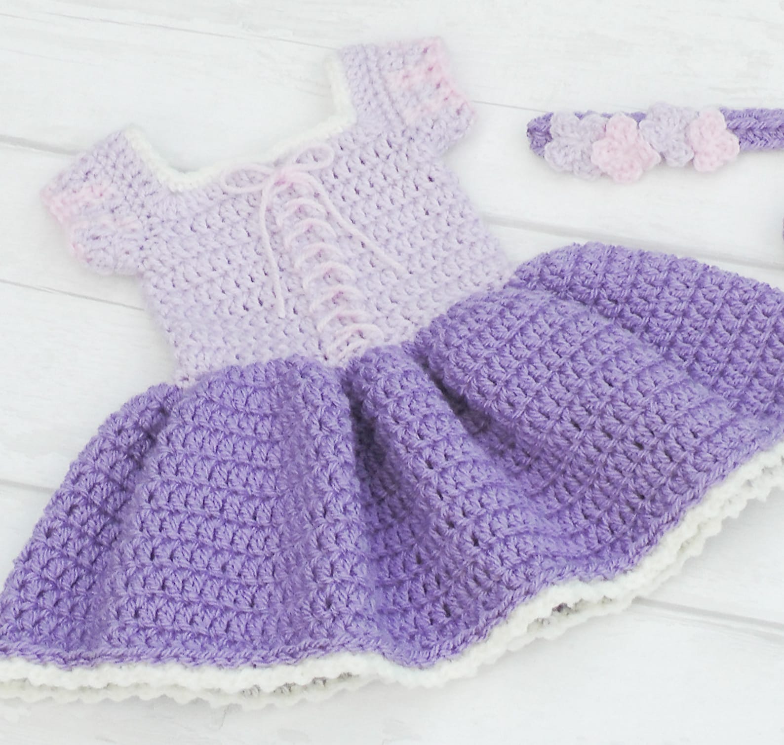 English PDF Crochet Pattern Princess Rapunzel Dress Set 3 | Etsy UK