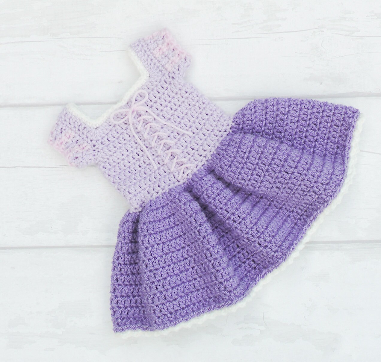 English PDF Crochet Pattern Princess Rapunzel Dress Set 3 | Etsy UK