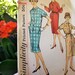 1960s Simplicity Pattern 2746 Misses' One-piece Dress Size 14 Bust 34 ...