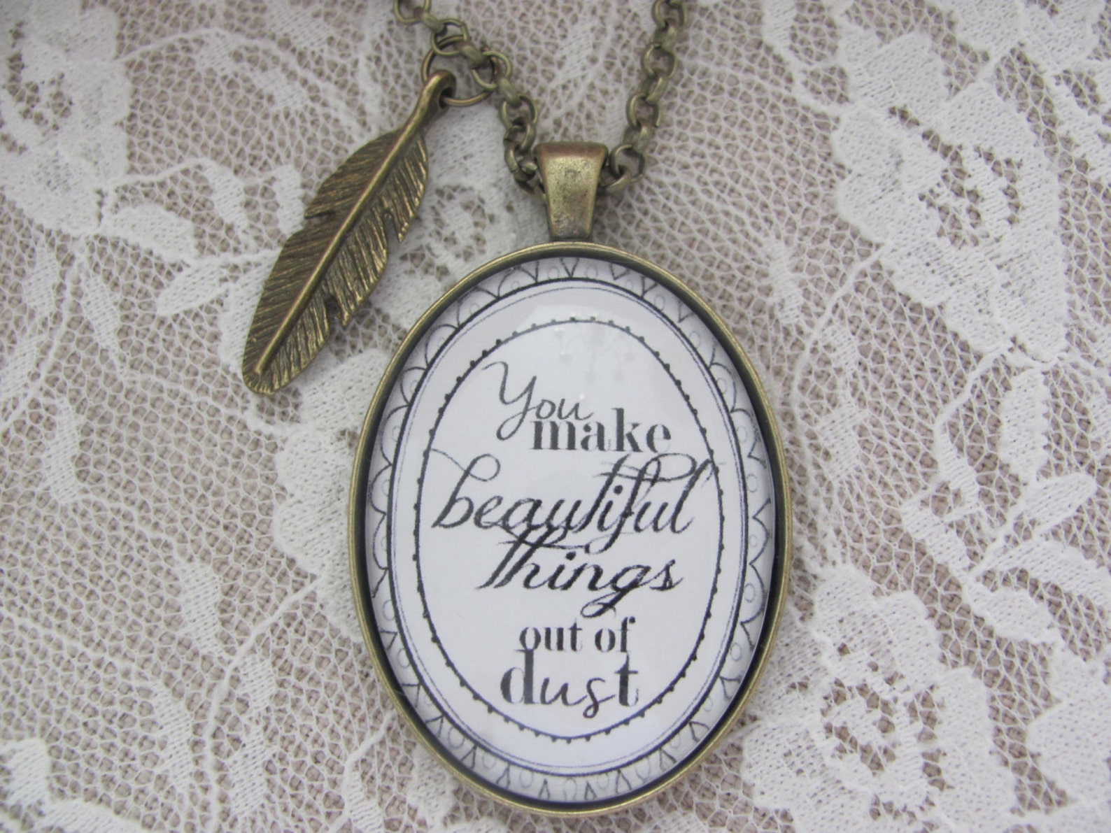 Gungor "you Make Beautiful Things" Pendant Necklace - Etsy