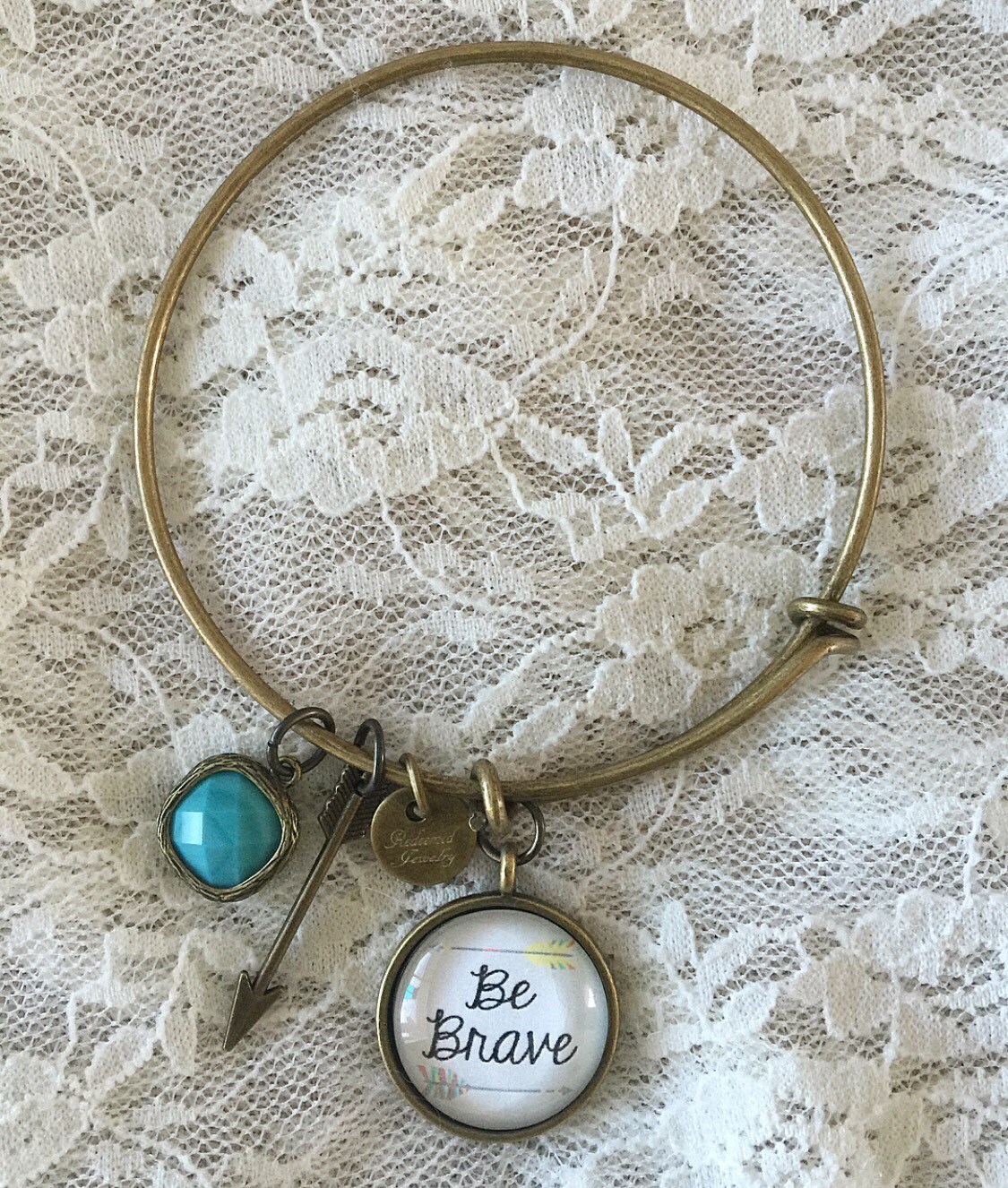 Be Brave Bangle Bracelet - Etsy