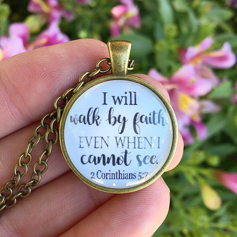 I Will Walk by Faith - Etsy