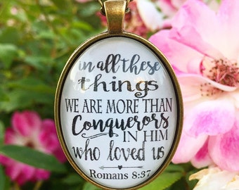 Bible Verse Necklace - Etsy