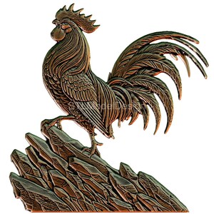 Regal Rooster 3D Model STL File: CNC Router, Laser, 3D Printing ...