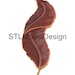 Graceful Feather 3D Model STL File for CNC Carving & 3D Printing ...