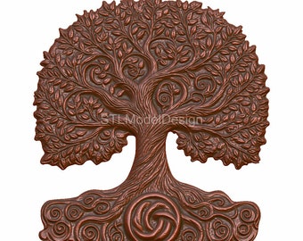 3D CNC Digital File Download Family Tree - Etsy