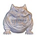 Angry Bulldog 3D Model STL File for CNC Router, Laser Engraving & 3D ...