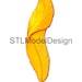 Graceful Feather 3D Model STL File for CNC Carving & 3D Printing ...