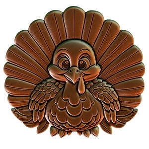 Thanksgiving Turkey 3D Model STL File: CNC Router, Laser, 3D Printing ...