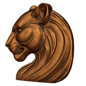 Panther Head 3D Model STL File for CNC Router, Laser Engraving & 3D ...