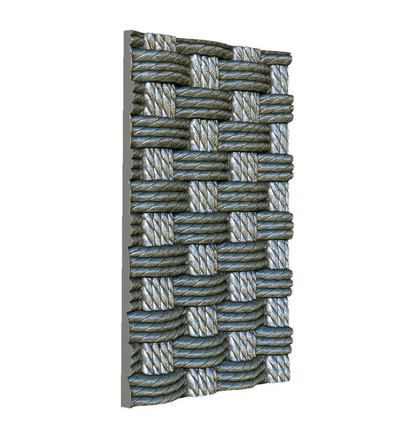 Rustic Woven Rope Wall Panel 3D Model STL File (digital Download) - Etsy
