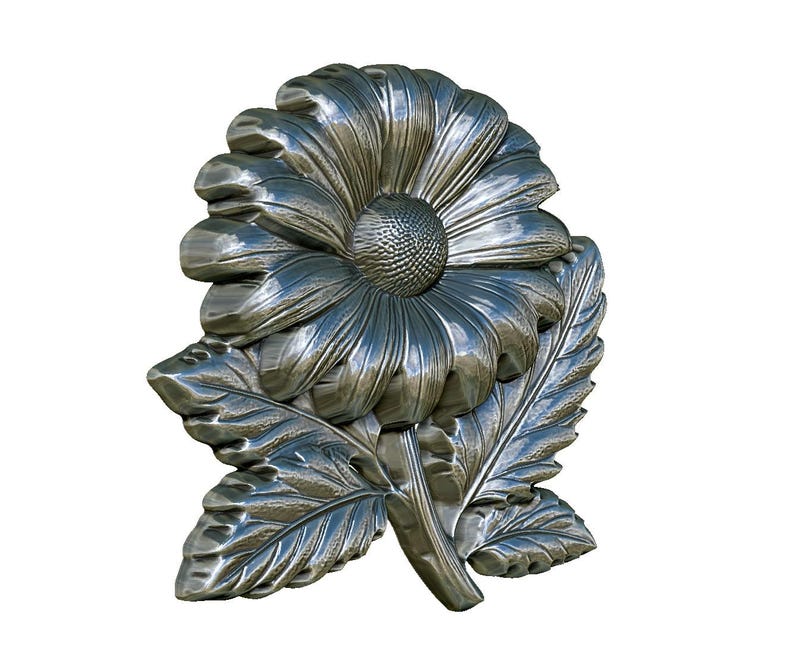 Daisy 3D Model STL File: CNC Router, Laser, 3D Printing (digital ...