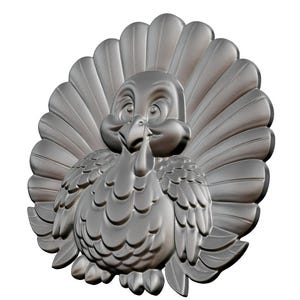 Thanksgiving Turkey 3D Model STL File: CNC Router, Laser, 3D Printing ...